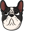 Cute French Bulldog Dog cursor – Custom Cursor browser extension