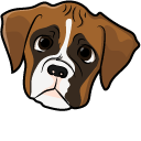 Cute Boxer Puppy cursor – Custom Cursor browser extension