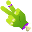 Halloween Zombie Hand cursor – Custom Cursor browser extension