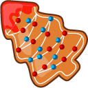 Christmas Gingerbread Tree and Man cursor – Custom Cursor browser extension