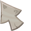 Stone cursor – Custom Cursor browser extension