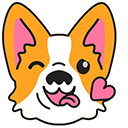Cute Corgi Puppy cursor – Custom Cursor browser extension
