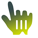 Flying Lemon Gradient cursor – Custom Cursor browser extension