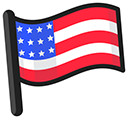United States of America Flag cursor – Custom Cursor browser extension