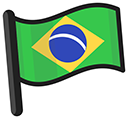 Brazil Flag cursor – Custom Cursor browser extension