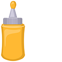 Ketchup and Mustard cursor – Custom Cursor browser extension