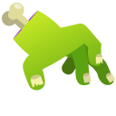 Halloween Zombie Hand cursor – Custom Cursor browser extension