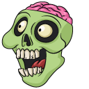 Halloween Zombie Treats cursor – Custom Cursor browser extension