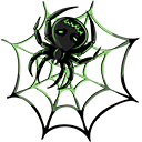 Halloween Acid Spider cursor – Custom Cursor browser extension
