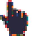 Deep Autumn Pixel cursor – Custom Cursor browser extension