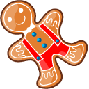 Christmas Gingerbread Tree and Man cursor – Custom Cursor browser extension