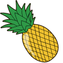 VSCO Girl Sunglasses and Pineapple cursor – Custom Cursor browser extension