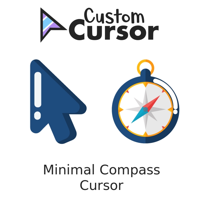 Minimal Compass cursor – Custom Cursor
