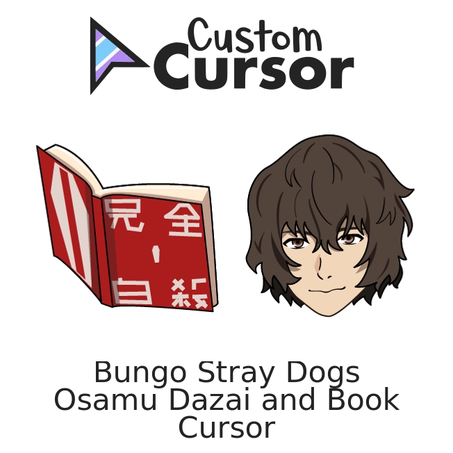 Bungo Stray Dogs Osamu Dazai and Book cursor – Custom Cursor