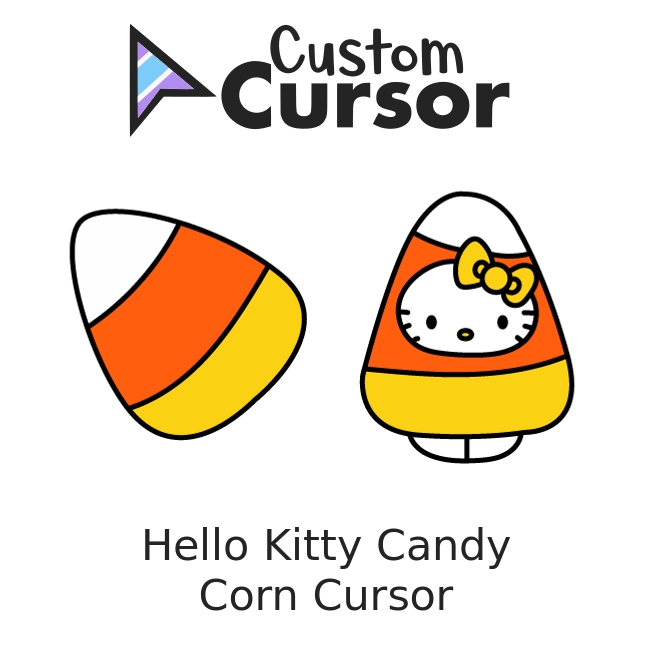 Hello Kitty Candy Corn cursor – Custom Cursor