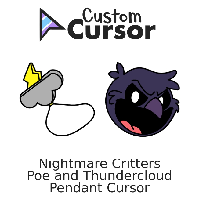 Nightmare Critters Poe y Colgante de Nube de Tormenta cursor – Custom ...