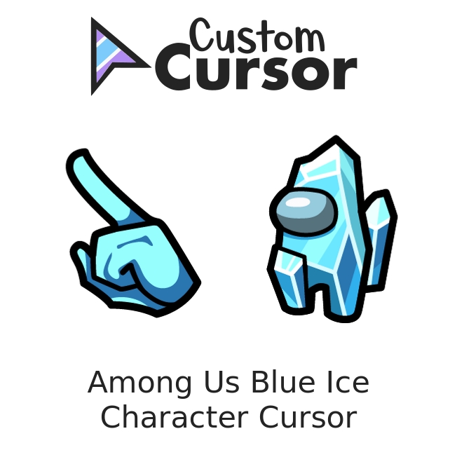 Among Us Blue Ice Character курсор пак – Custom Cursor