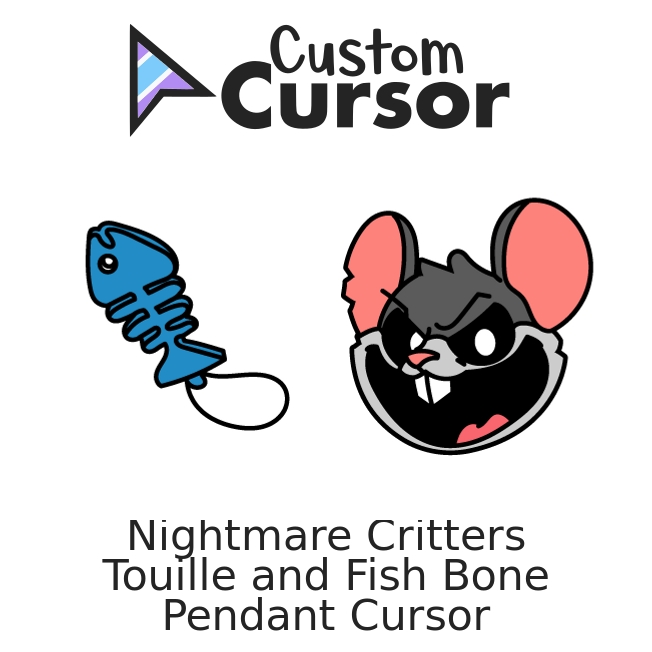 Nightmare Critters Touille et Pendentif Arête de Poisson Curseur ...
