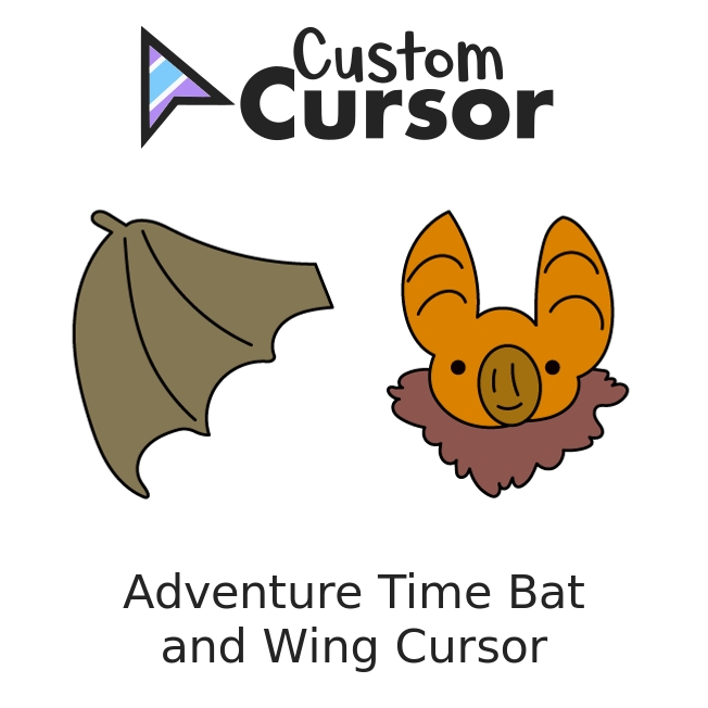 Adventure Time Bat and Wing cursor – Custom Cursor