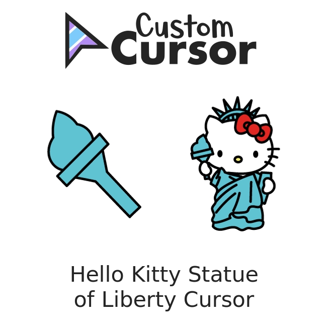 Hello Kitty Statue of Liberty cursor – Custom Cursor