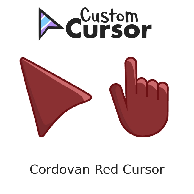 Cordovan Red cursor – Custom Cursor