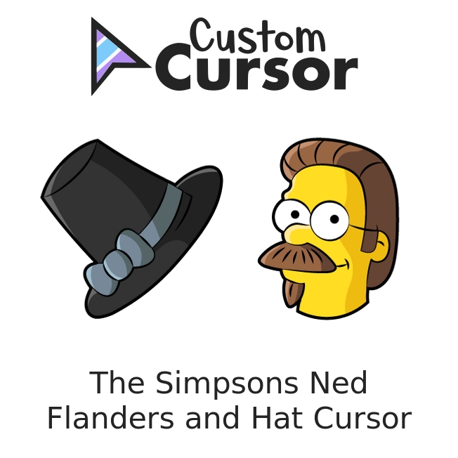 Los Simpson Ned Flanders y Sombrero cursor – Custom Cursor