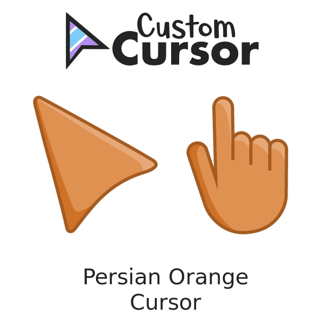 Persian Orange cursor – Custom Cursor