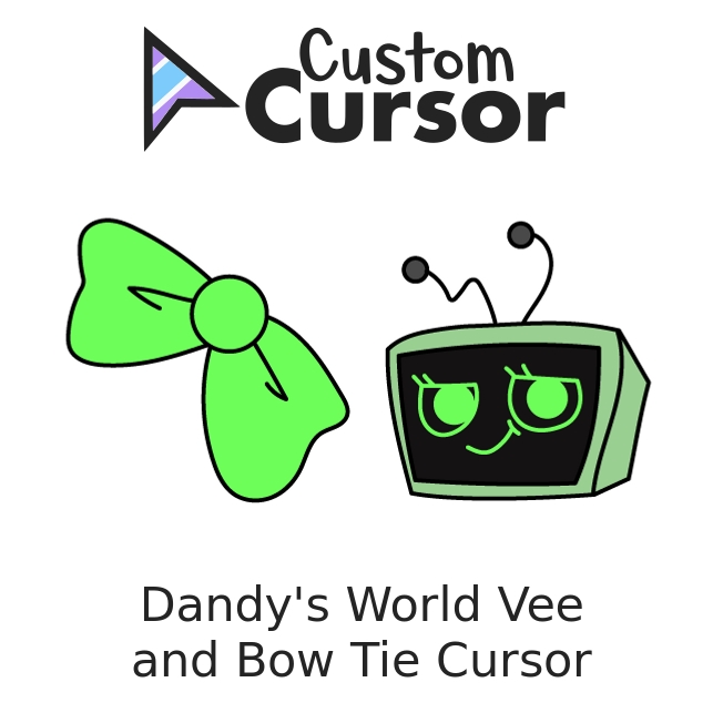 Dandys World Vee And Bow Tie Cursor Custom Cursor