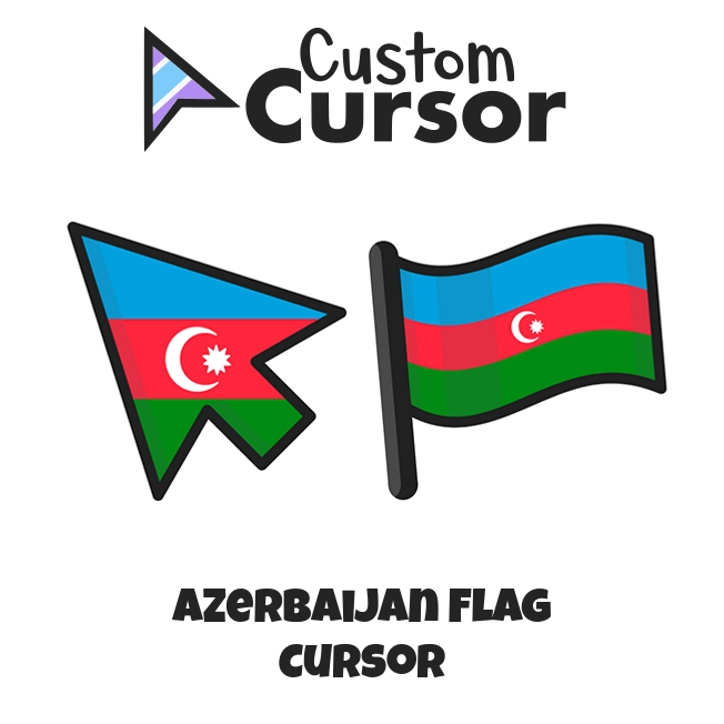 Azerbaijan Flag cursor – Custom Cursor