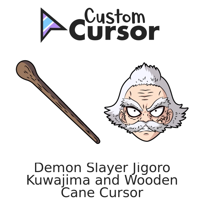 Demon Slayer Jigoro Kuwajima and Wooden Cane курсор пак – Custom Cursor