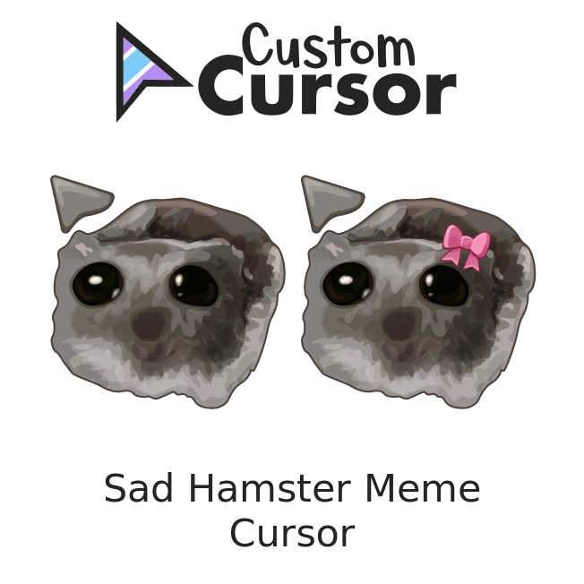 Sad Hamster Meme cursor – Custom Cursor