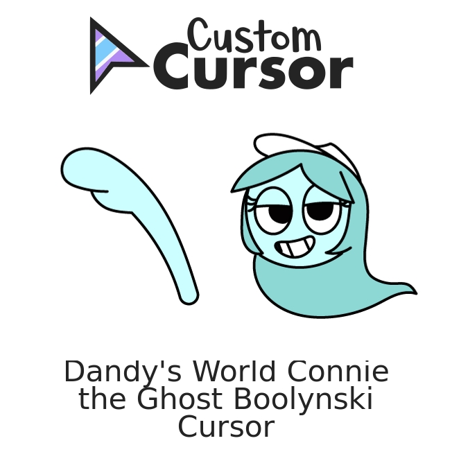 Dandy's World Connie the Ghost Boolynski cursor – Custom Cursor