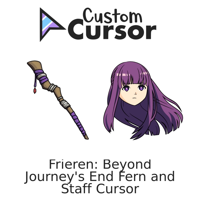 Frieren: Beyond Journey's End Fern and Staff cursor – Custom Cursor