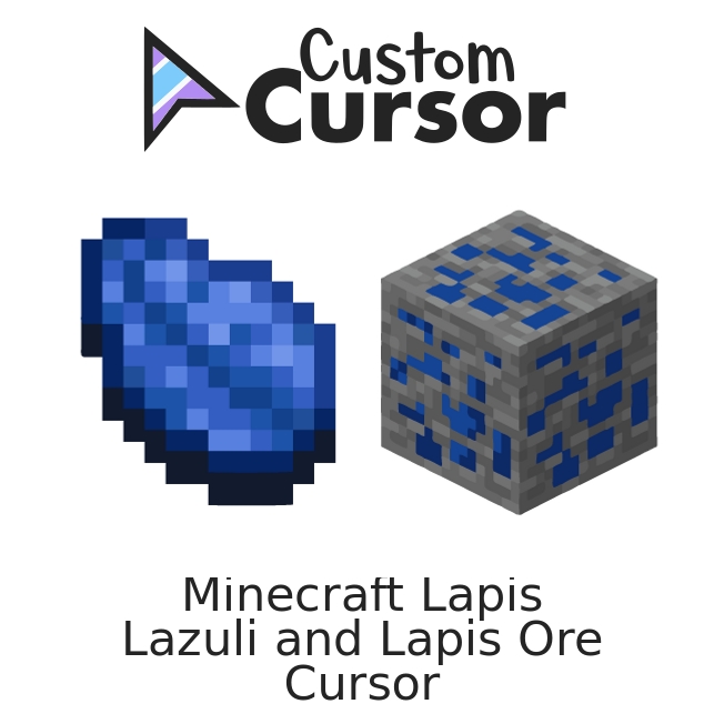 Minecraft Lapis Lazuli And Lapis Ore Cursor Custom Cursor