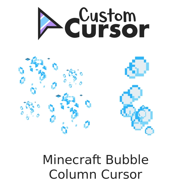 Minecraft Bubble Column cursor – Custom Cursor
