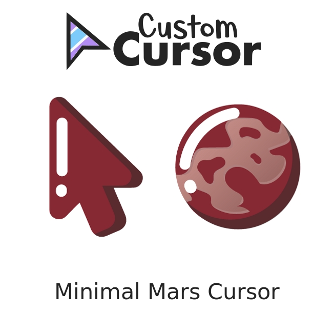 Minimal Mars cursor – Custom Cursor