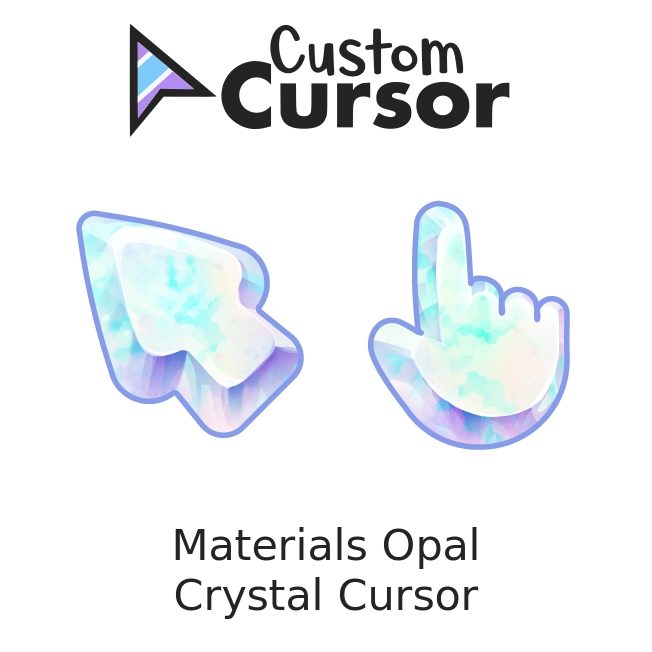 Materials Opal Crystal cursor – Custom Cursor