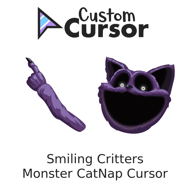 Smiling Critters Monster CatNap cursor – Custom Cursor