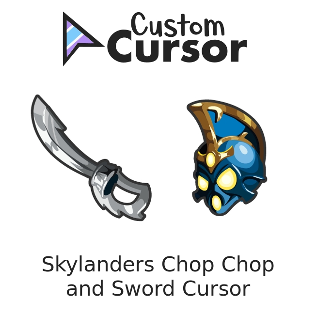 Skylanders Chop Chop and Sword cursor – Custom Cursor