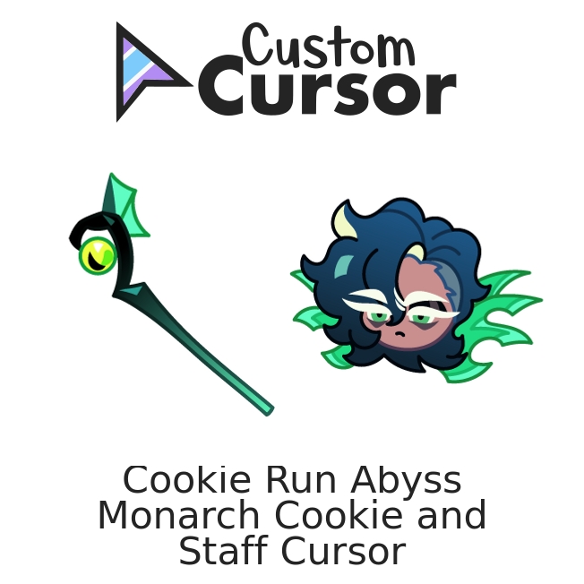 Cookie Run Abyss Monarch Cookie and Staff курсор пак – Custom Cursor