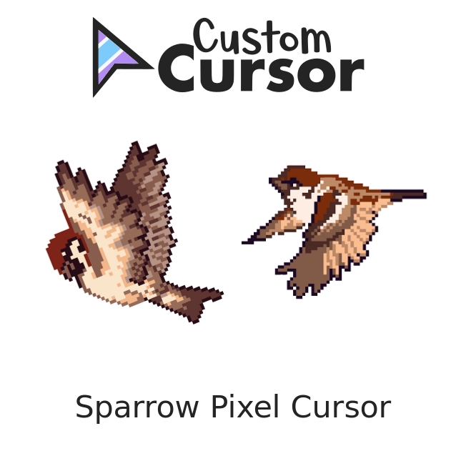 Sparrow Pixel cursor – Custom Cursor