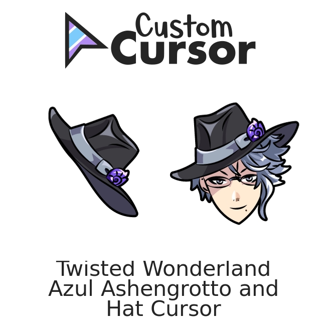 Twisted Wonderland Azul Ashengrotto and Hat cursor – Custom Cursor
