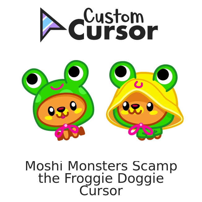 Moshi Monsters Scamp the Froggie Doggie cursor – Custom Cursor