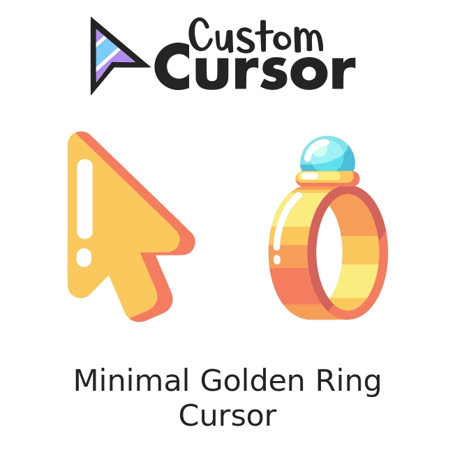 Minimal Golden Ring cursor – Custom Cursor