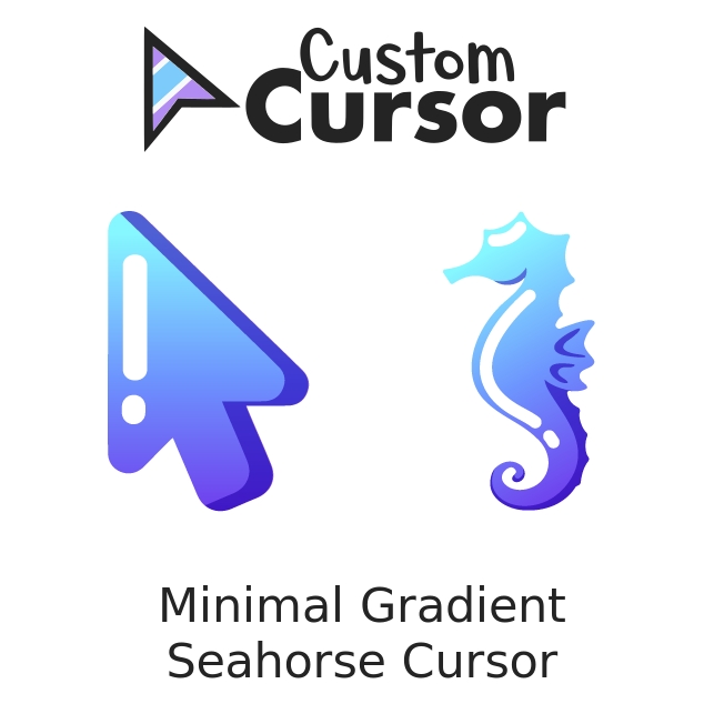 Minimal Gradient Hippocampe Curseur – Custom Cursor Minimal Gradient Hippocampe Curseur – Custom Cursor