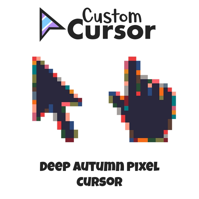 Deep Autumn Pixel cursor – Custom Cursor