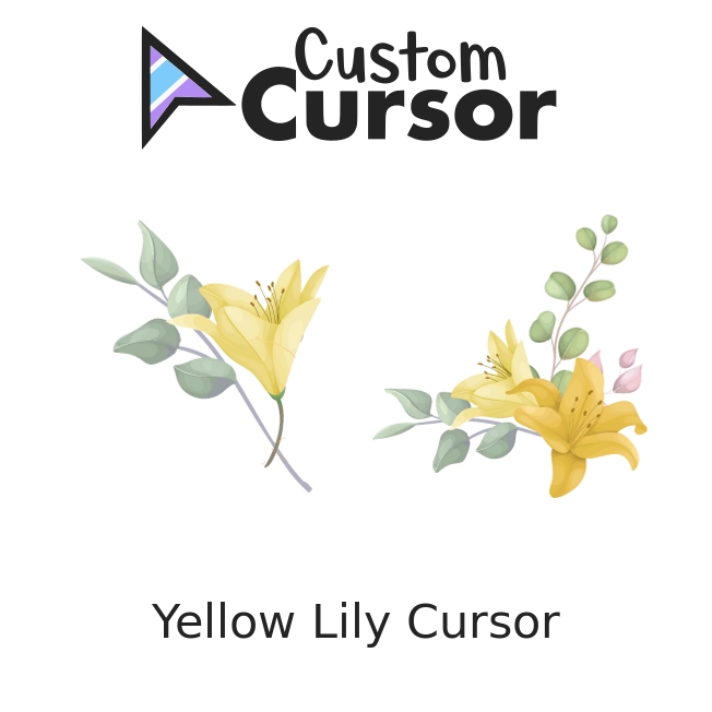 Yellow Lily cursor – Custom Cursor