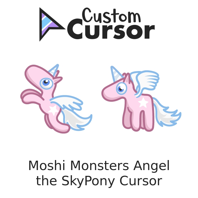 Moshi Monsters Angel the SkyPony cursor – Custom Cursor