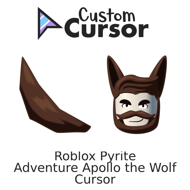 Roblox Pyrite Adventure Apollo the Wolf cursor – Custom Cursor