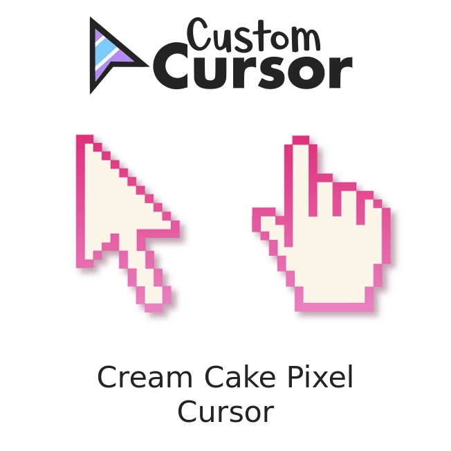 Cream Cake Pixel курсор пак – Custom Cursor